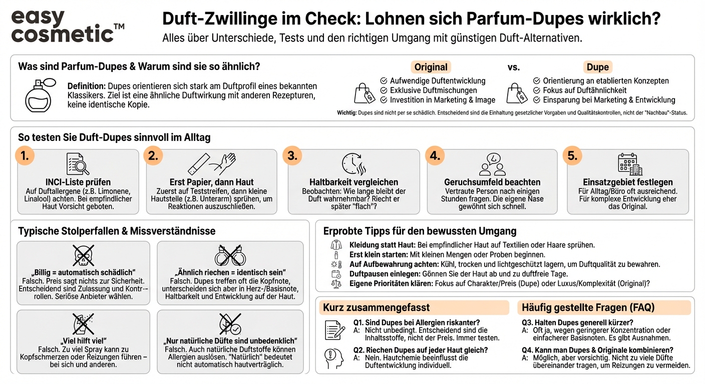 Lohnen sich Parfum-Dupes oder sind sie schädlich/schlechter? | easycosmetic